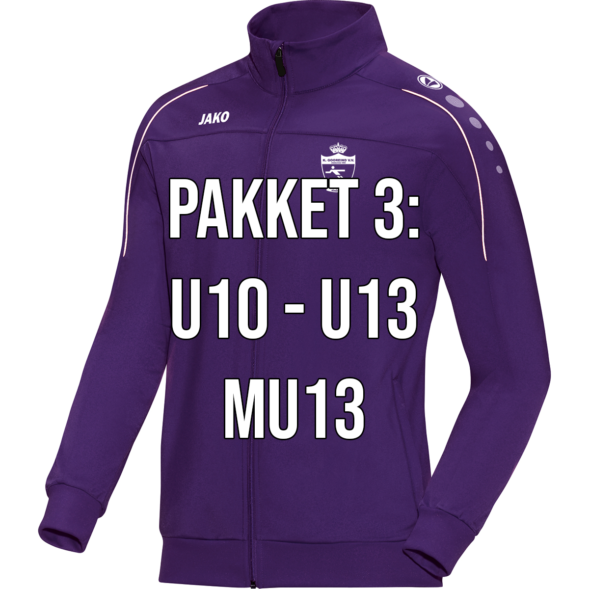 . PAKKET 3: U10-U13-MU13